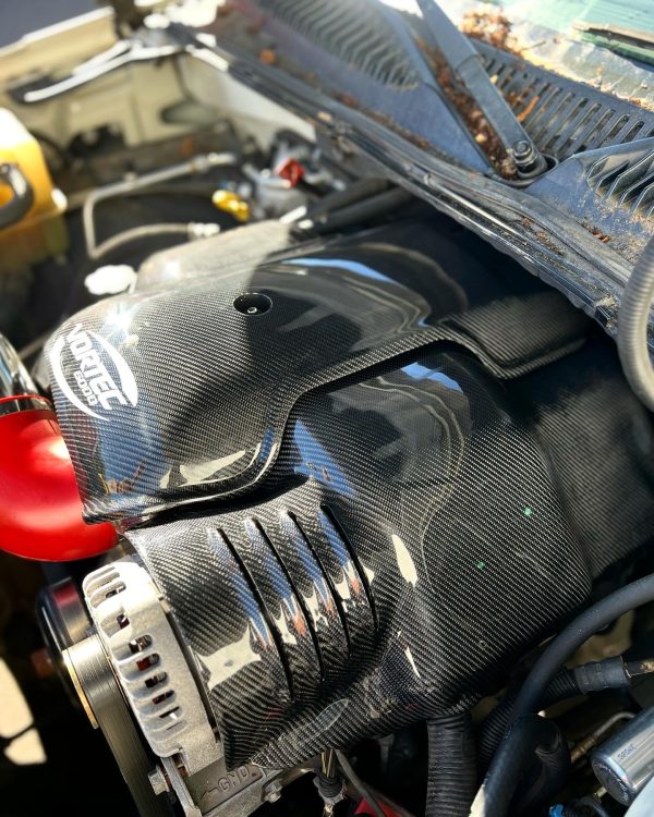 6.0 Vortec 3 piece engine cover Carbon - Azaautowheel