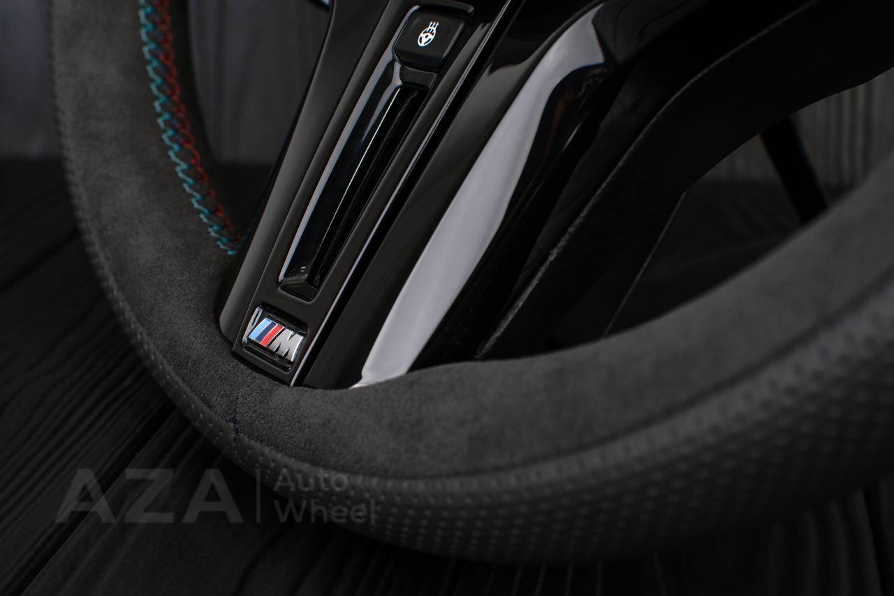 Steering wheel BMW F90 M5 M8 X5M X6M X3M X4M 2017+ Unique 2 fabric ...